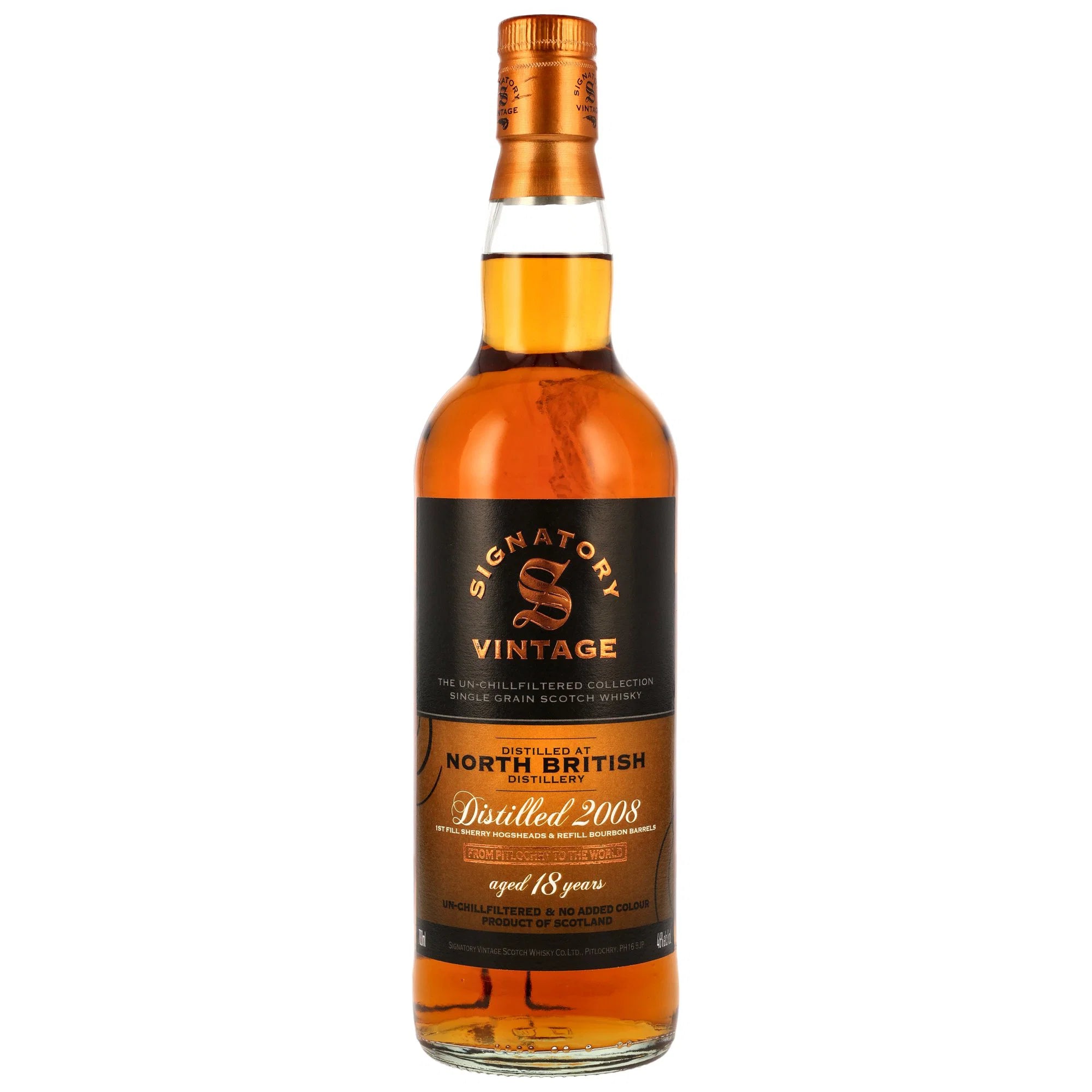 North British 2008/2026 - 18 y.o. - Single Grain 1st Fill Sherry ...